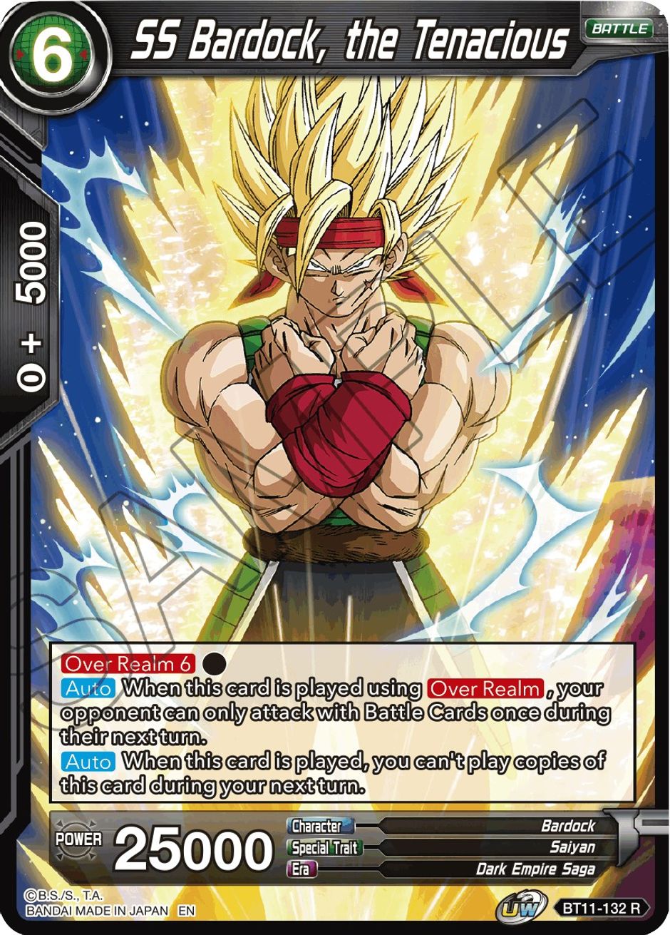 SS Bardock, the Tenacious - Vermilion Bloodline - Dragon Ball Super CCG