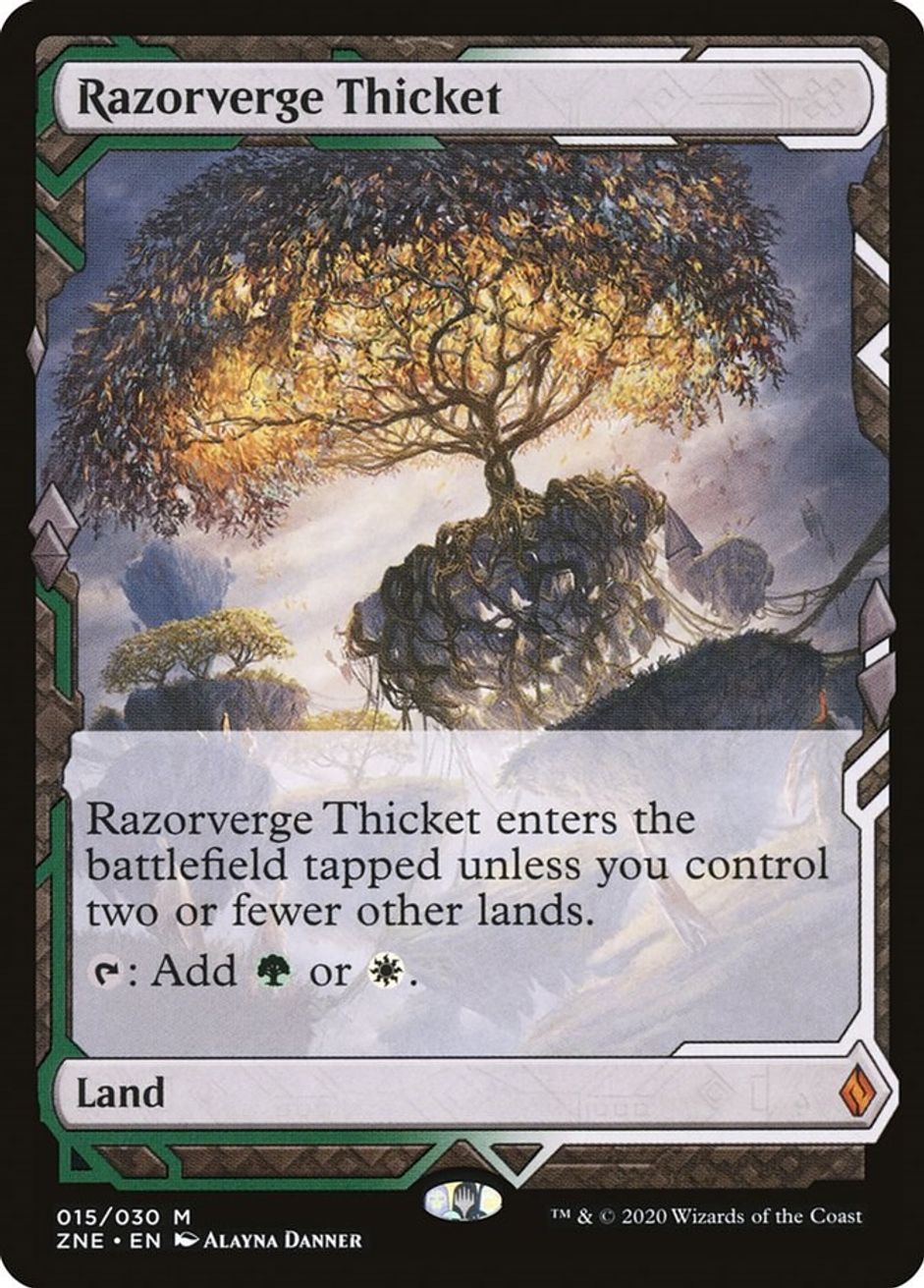 Razorverge Thicket - Zendikar Rising Expeditions - Magic: The Gathering