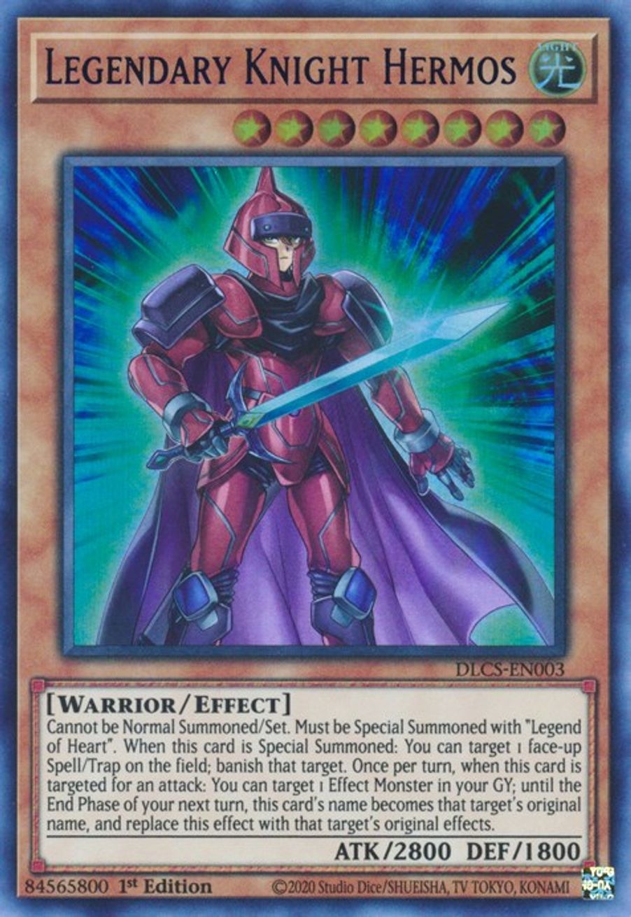 Legendary Knight Hermos (Blue) - Dragons of Legend: The Complete Series - YuGiOh