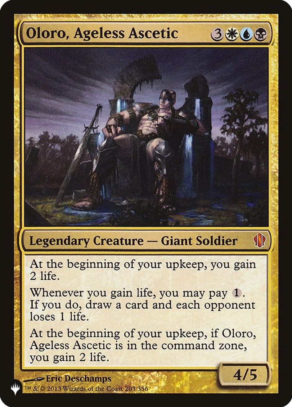Oloro, Ageless Ascetic - The List Reprints - Magic: The Gathering