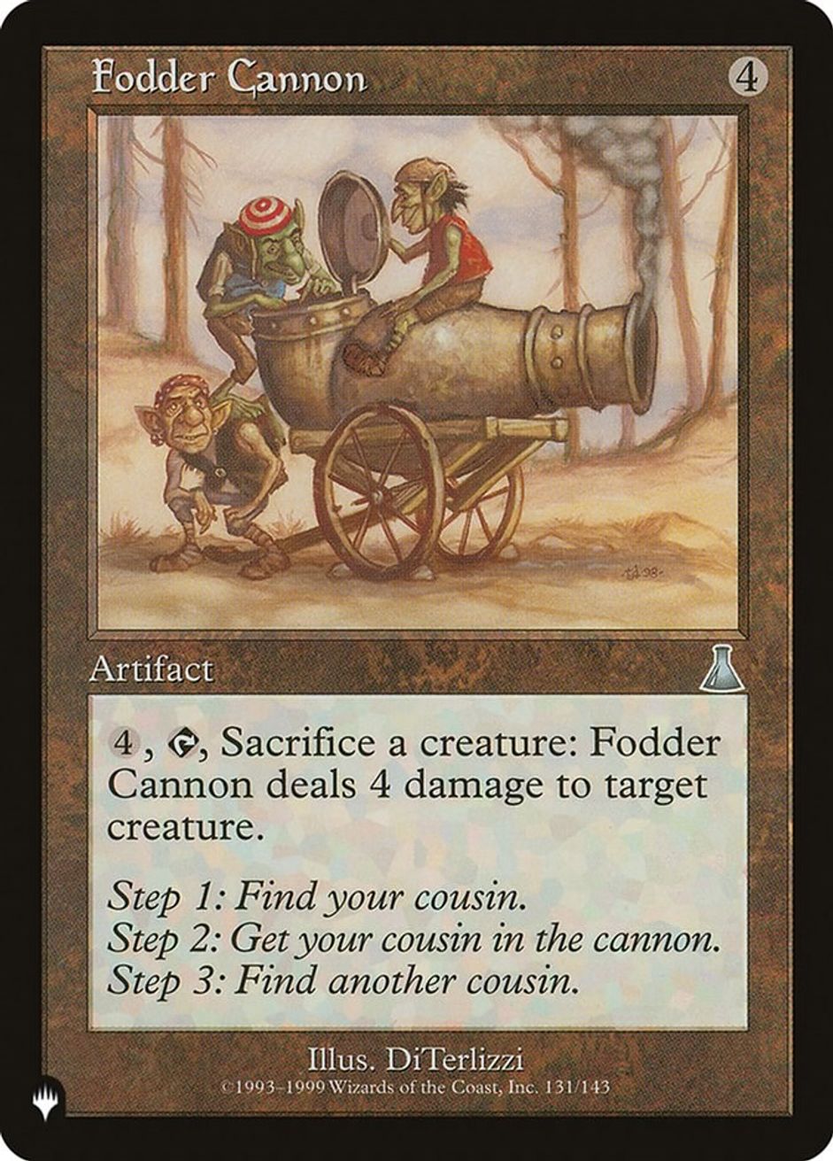 Fodder Cannon - The List Reprints - Magic: The Gathering