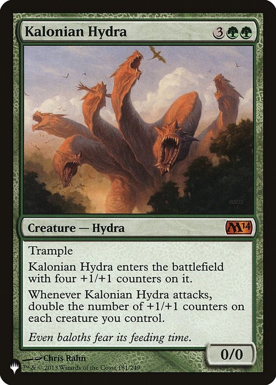 Kalonian Hydra - The List Reprints - Magic: The Gathering