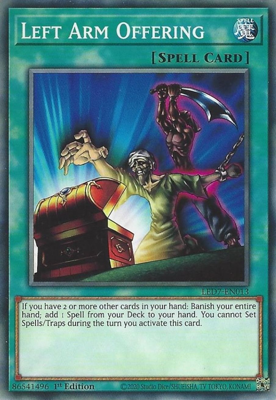 Left Arm Offering - Legendary Duelists: Rage of Ra - YuGiOh