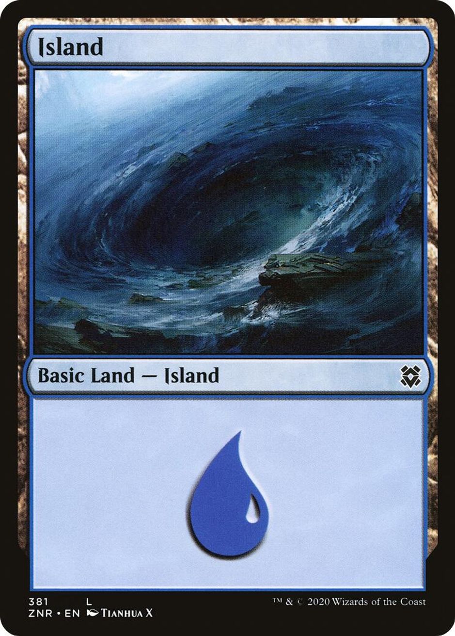 Island - Zendikar Rising - Magic: The Gathering