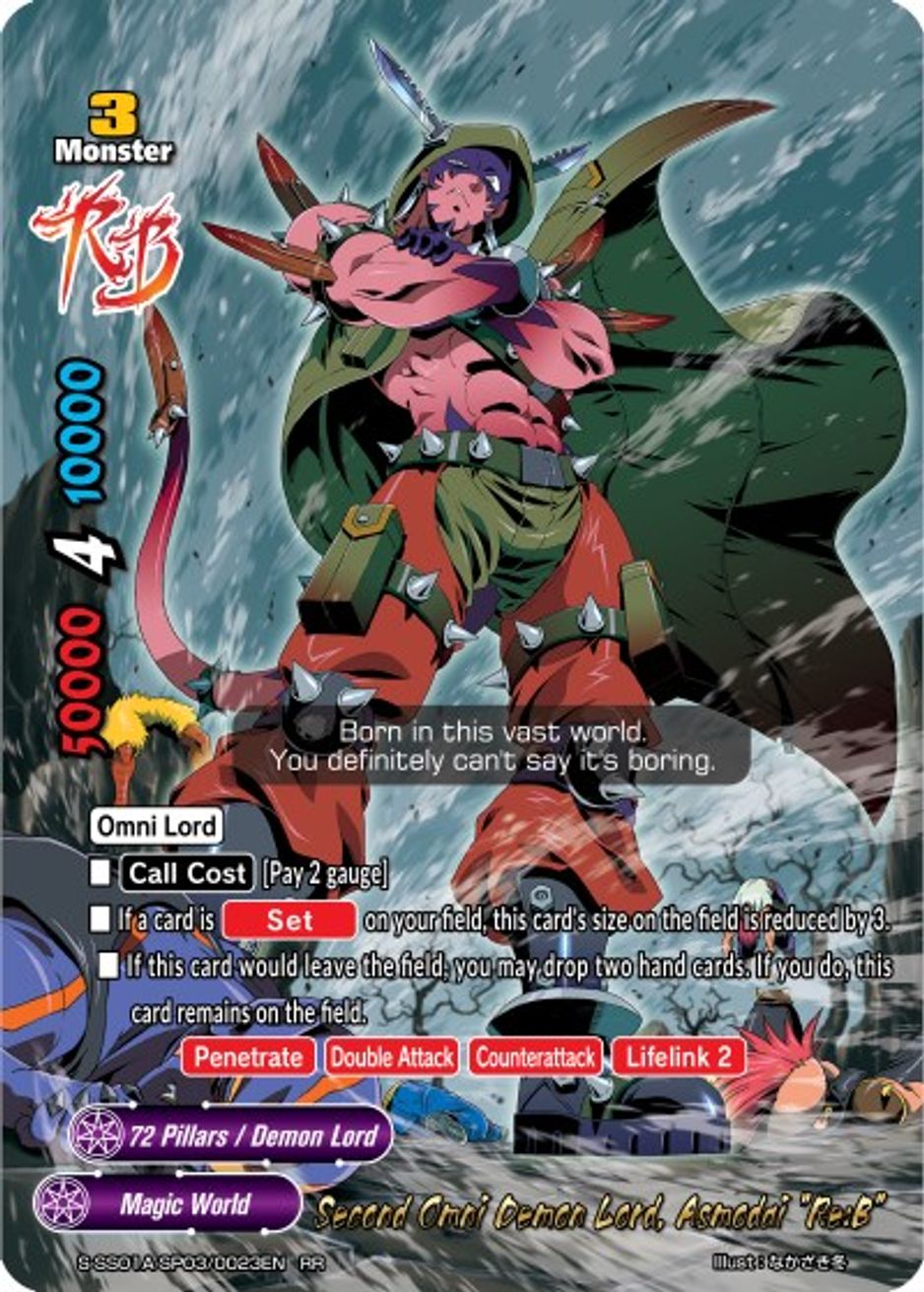 Second Omni Demon Lord, Asmodai "Re:B" - Buddy Ragnarok - Future Card ...