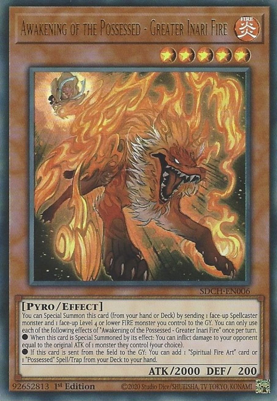 Awakening of the Possessed - Greater Inari Fire - Structure Deck ...