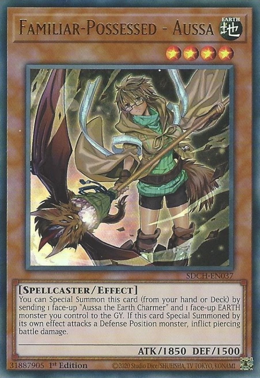 Familiar-Possessed - Aussa (Alternate Art) - Structure Deck: Spirit Charmers - YuGiOh