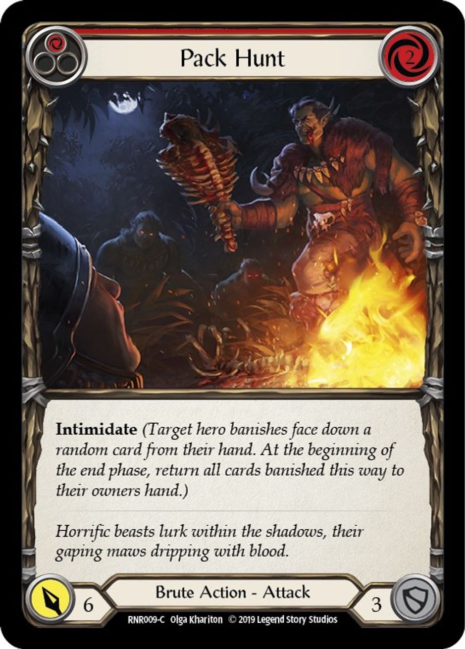 Pack Hunt (Red) - Hero Deck: Rhinar - Flesh and Blood TCG