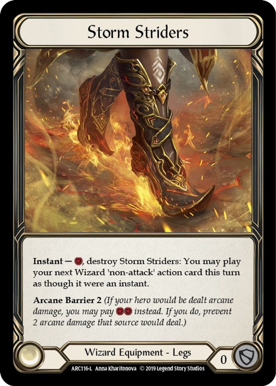 Storm Striders - Arcane Rising - Flesh and Blood TCG
