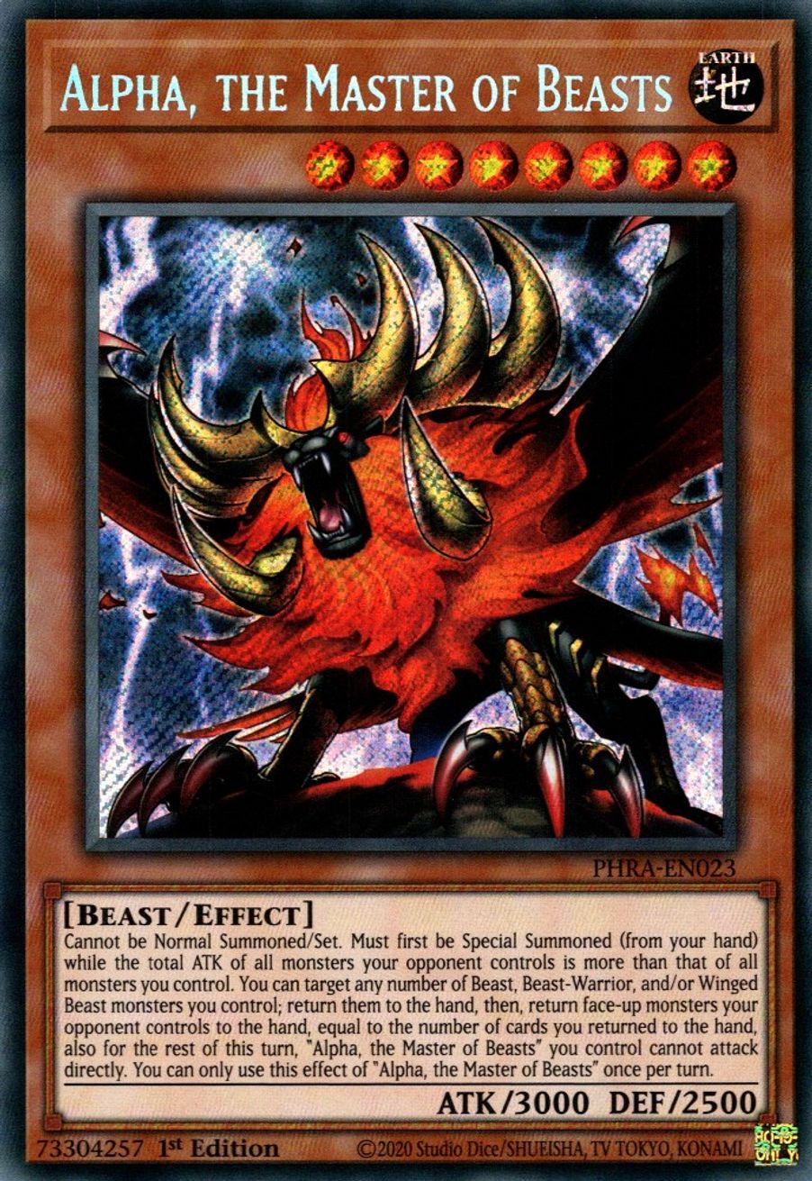 Alpha, the Master of Beasts - Phantom Rage - YuGiOh