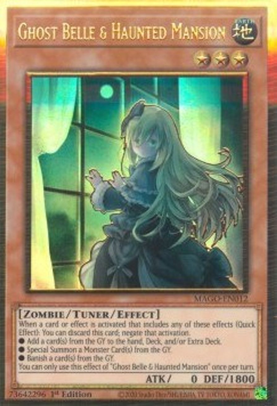 Ghost Belle & Haunted Mansion (Alternate Art) - Maximum Gold - YuGiOh