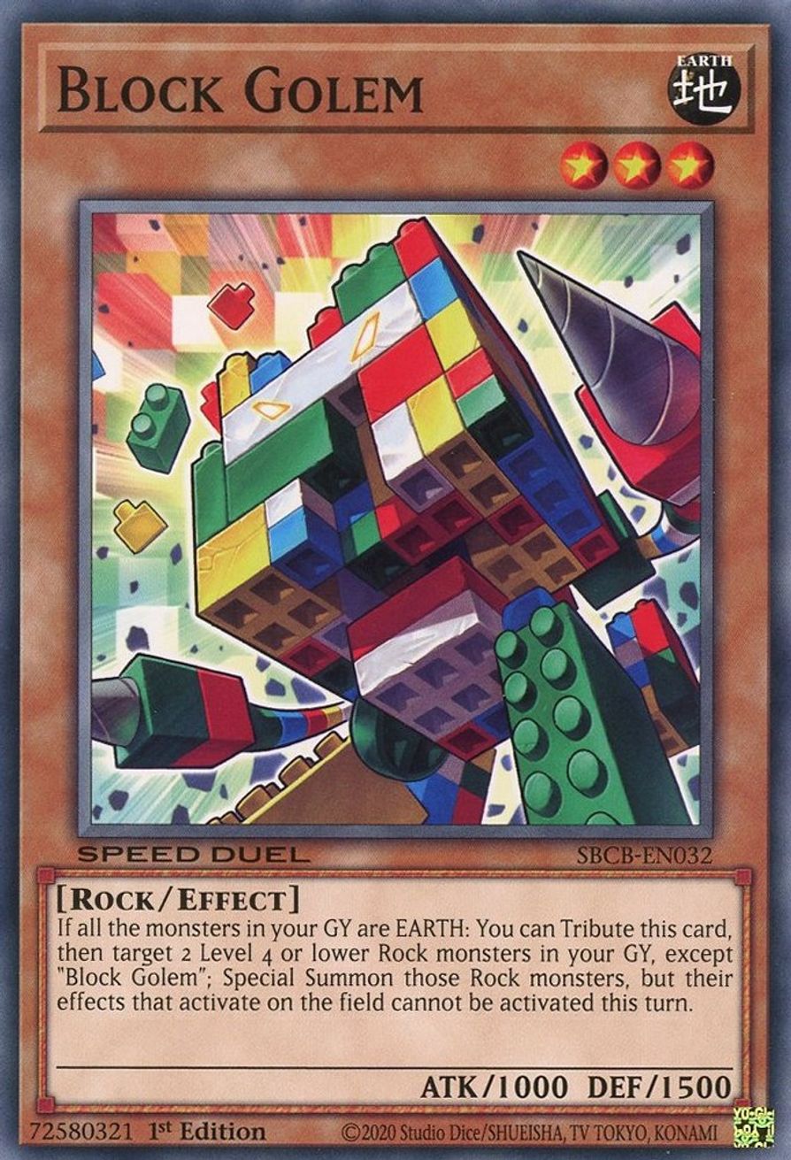 Block Golem - Speed Duel: Battle City Box - YuGiOh