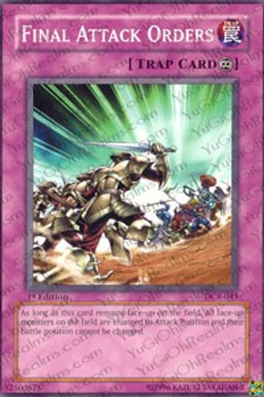 Final Attack Orders - Dark Crisis - YuGiOh