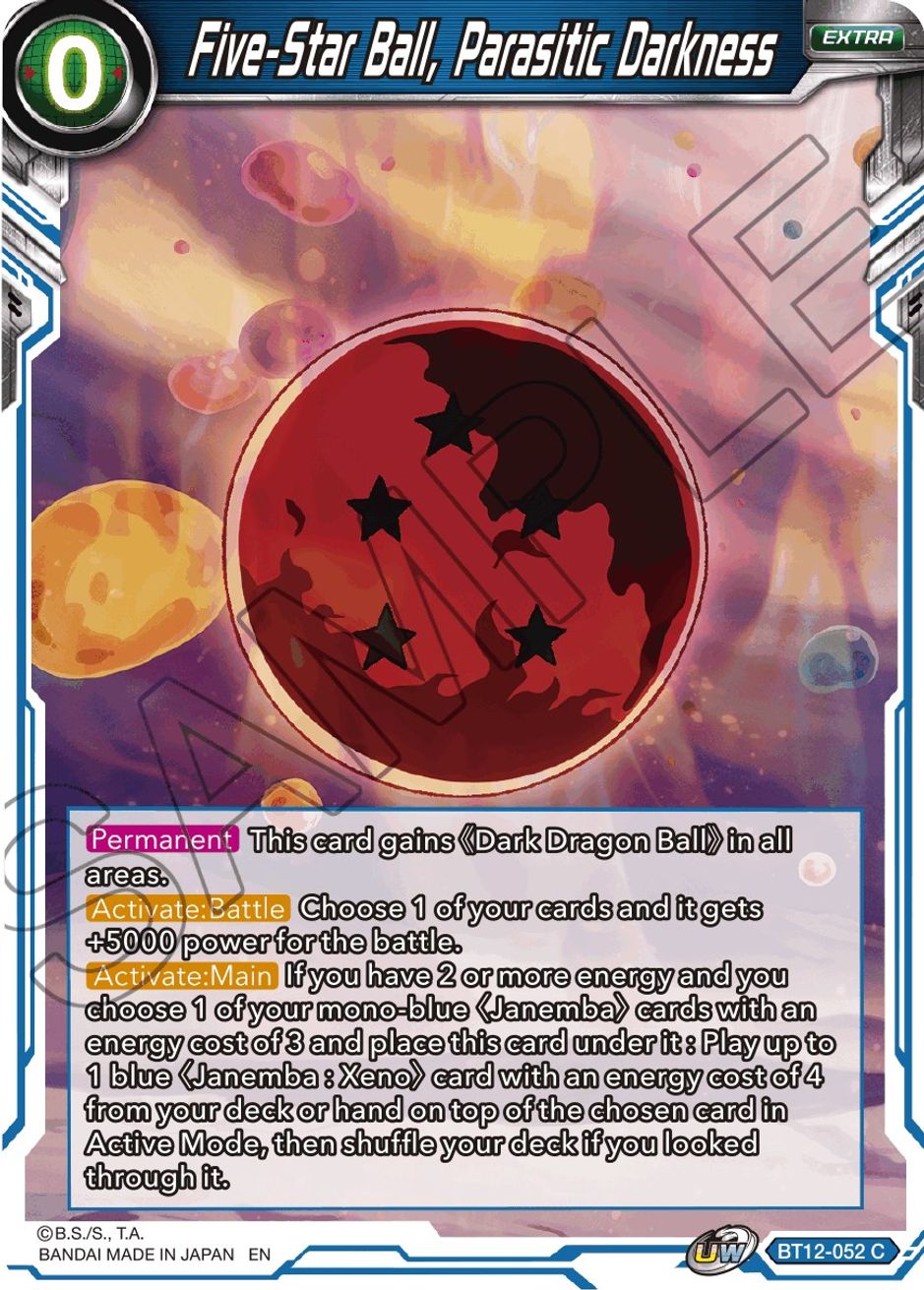 Five-Star Ball, Parasitic Darkness - Vicious Rejuvenation - Dragon Ball ...