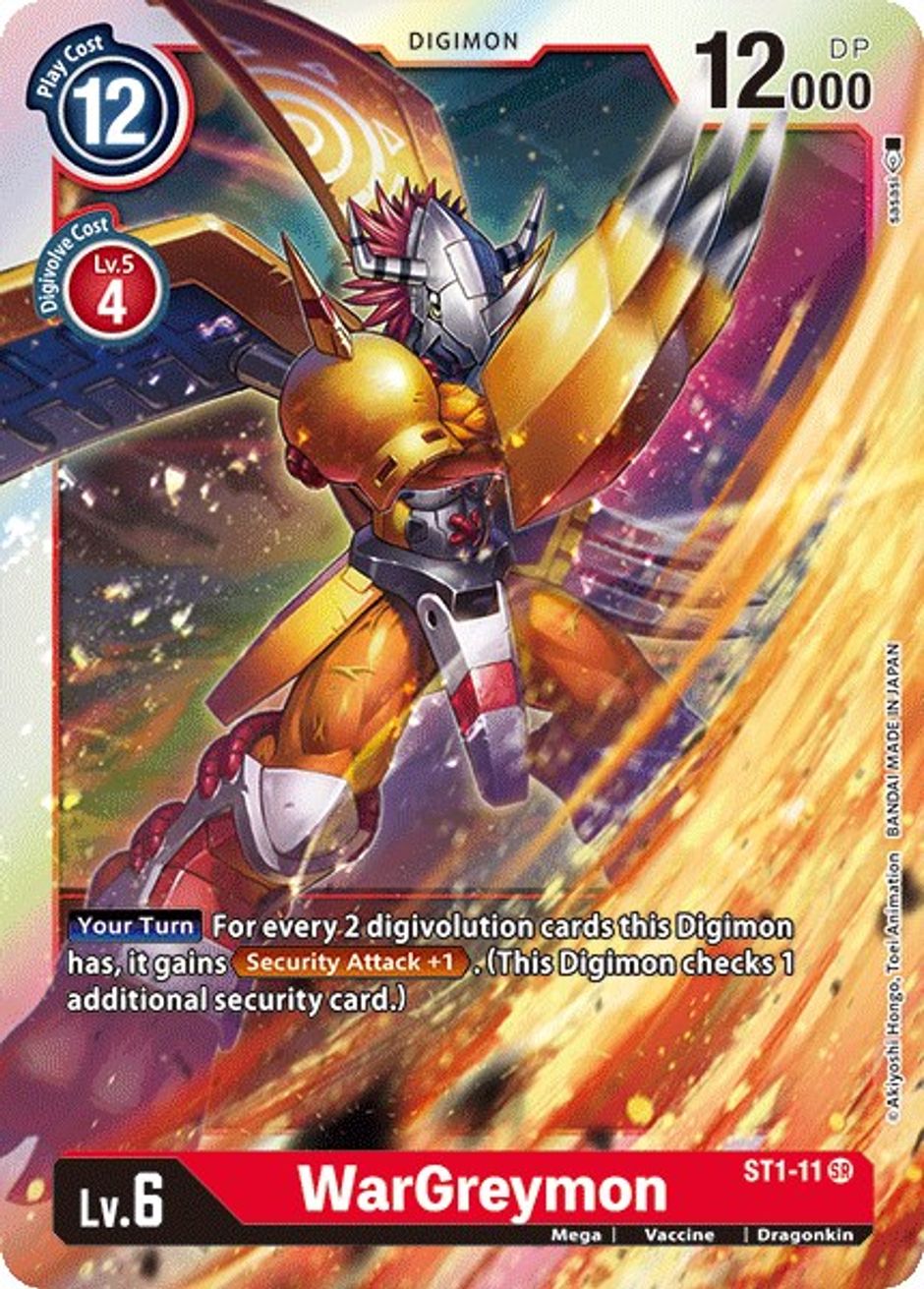 WarGreymon - Starter Deck 01: Gaia Red - Digimon Card Game