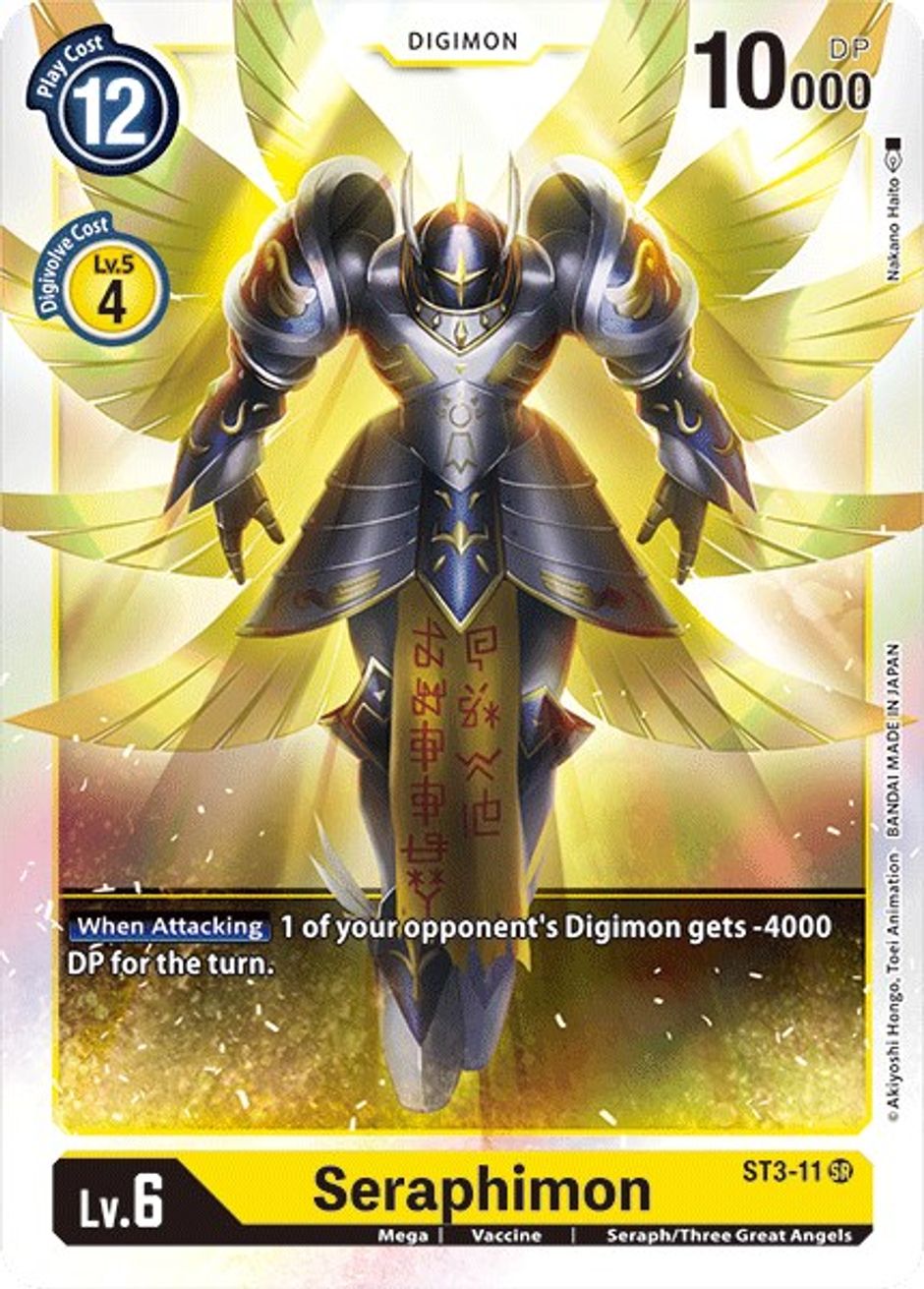 Seraphimon - Starter Deck 03: Heaven's Yellow - Digimon Card Game
