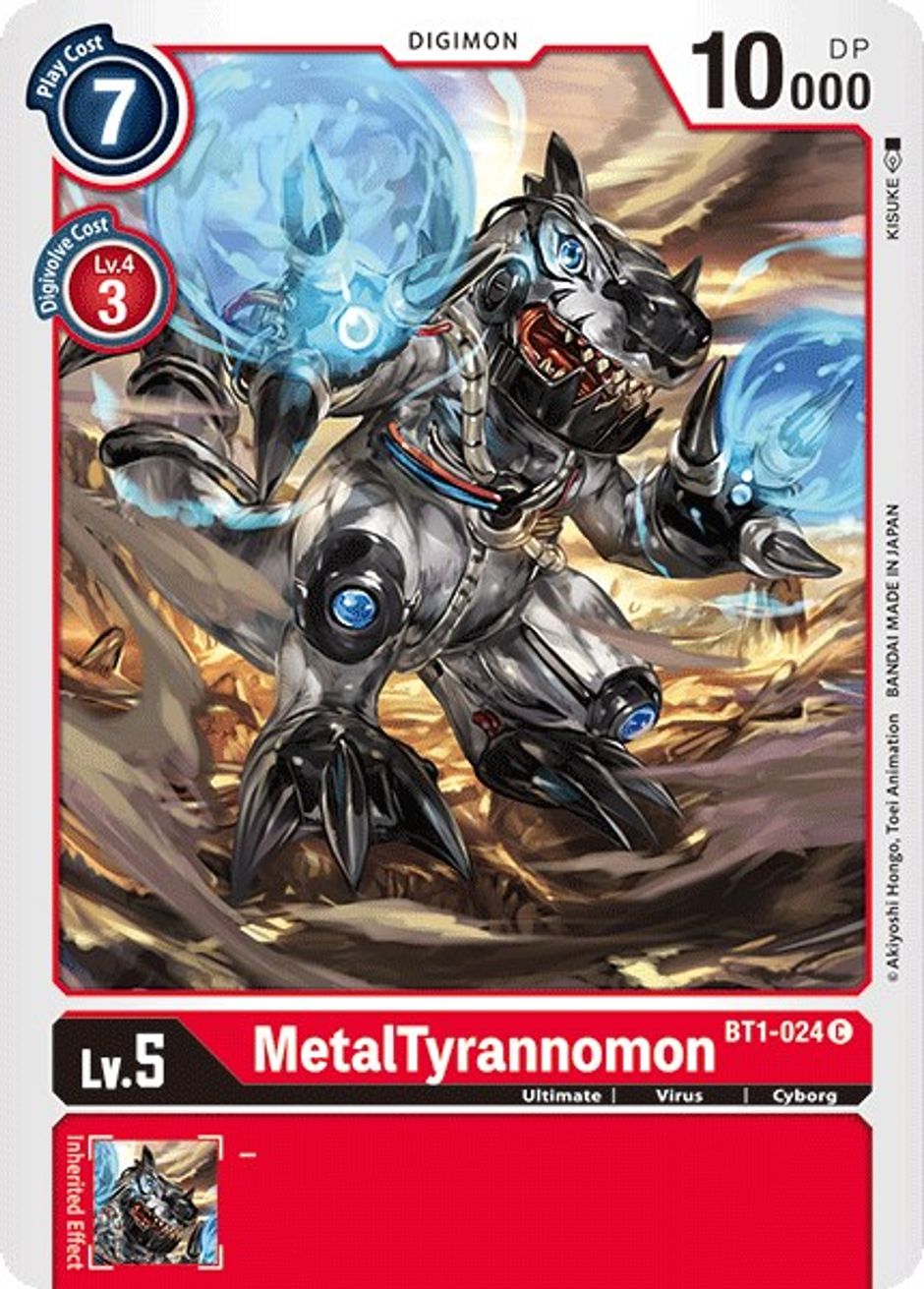 MetalTyrannomon - Release Special Booster - Digimon Card Game