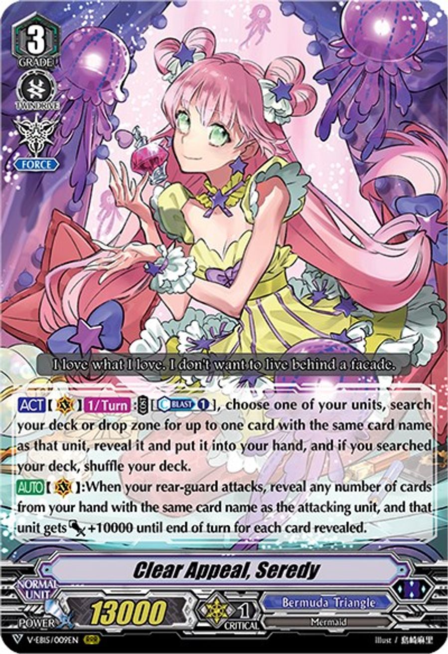 Clear Appeal, Seredy - V-EB15: Twinkle Melody - Cardfight Vanguard