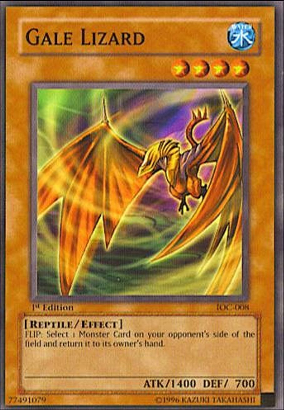 Gale Lizard - Invasion of Chaos - YuGiOh