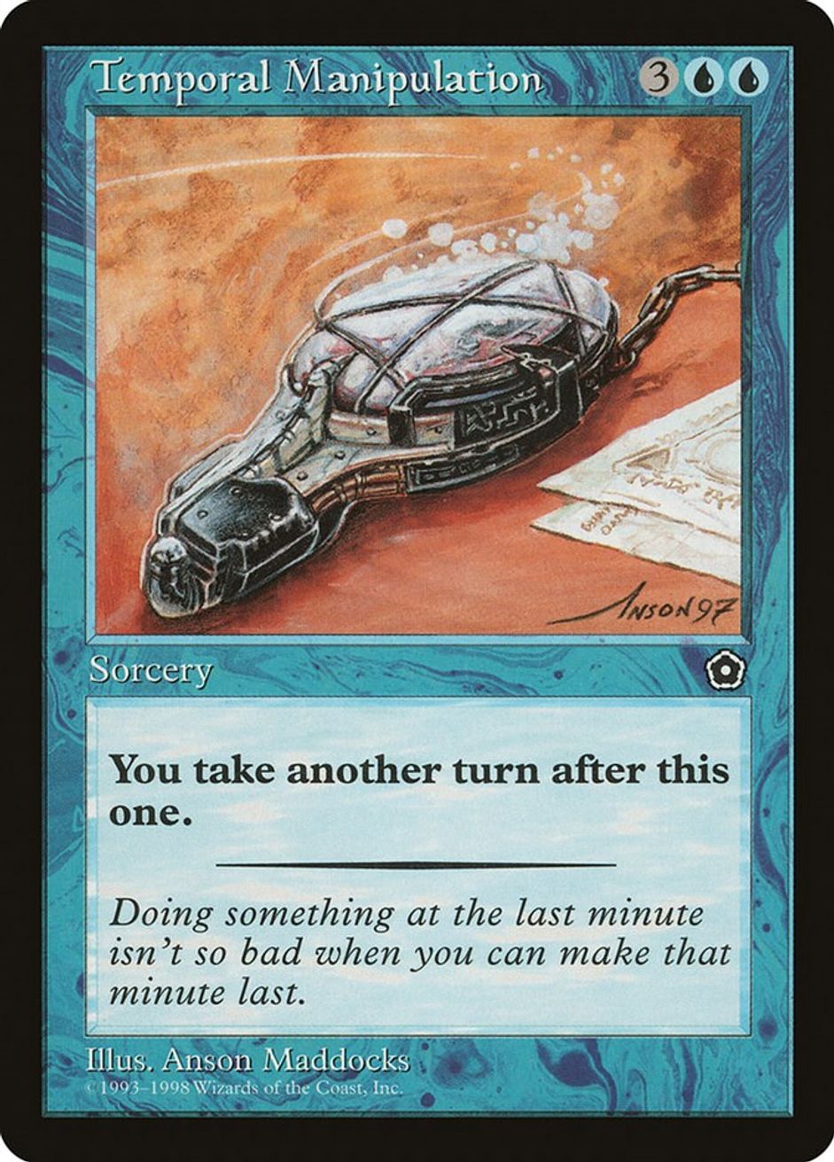 Temporal Manipulation - Portal Second Age - Magic: The Gathering