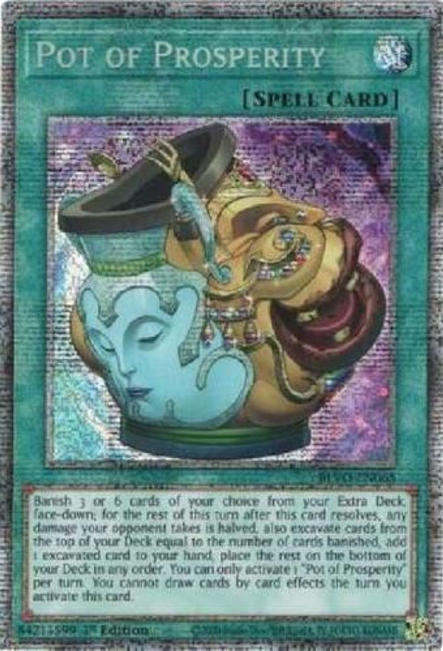 Pot of Prosperity (Starlight Rare) - Blazing Vortex - YuGiOh
