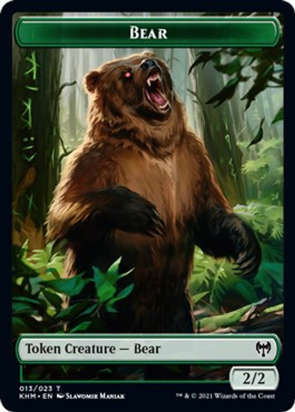Bear Token - Kaldheim - Magic: The Gathering