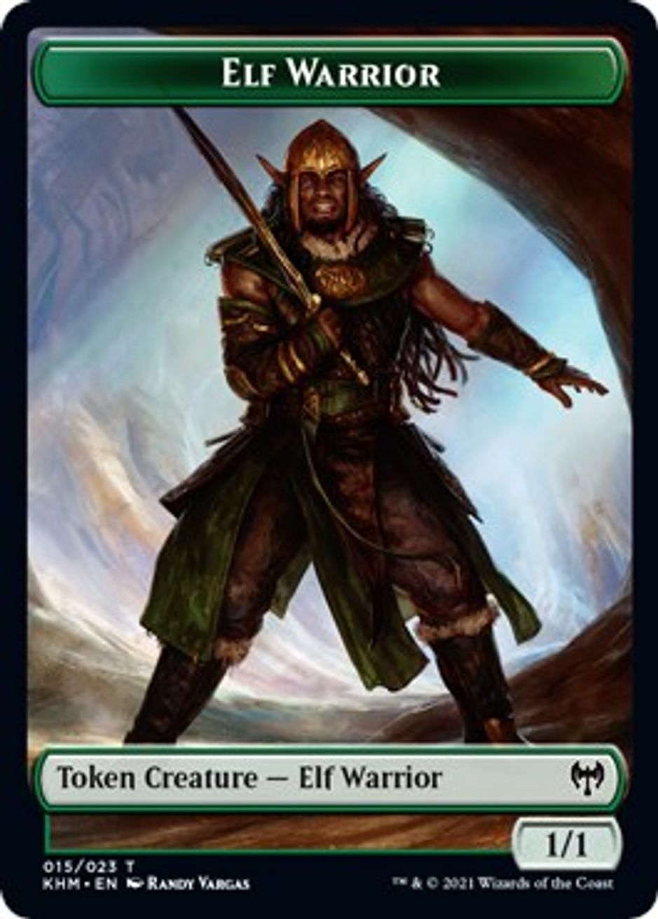 Elf Warrior // Koma's Coil Double-sided Token - Kaldheim - Magic: The ...
