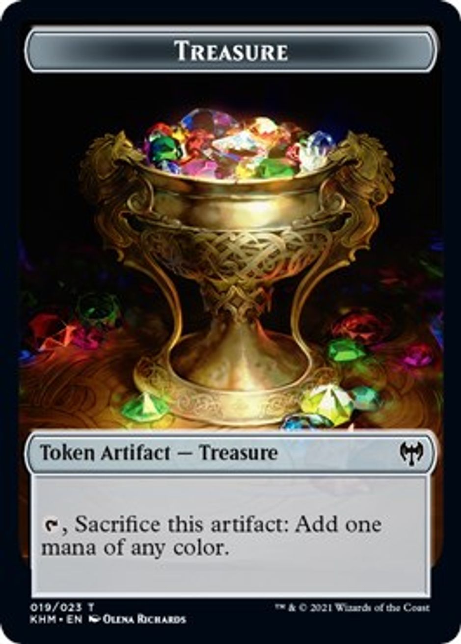 Treasure // Shard Double-sided Token - Kaldheim - Magic: The Gathering