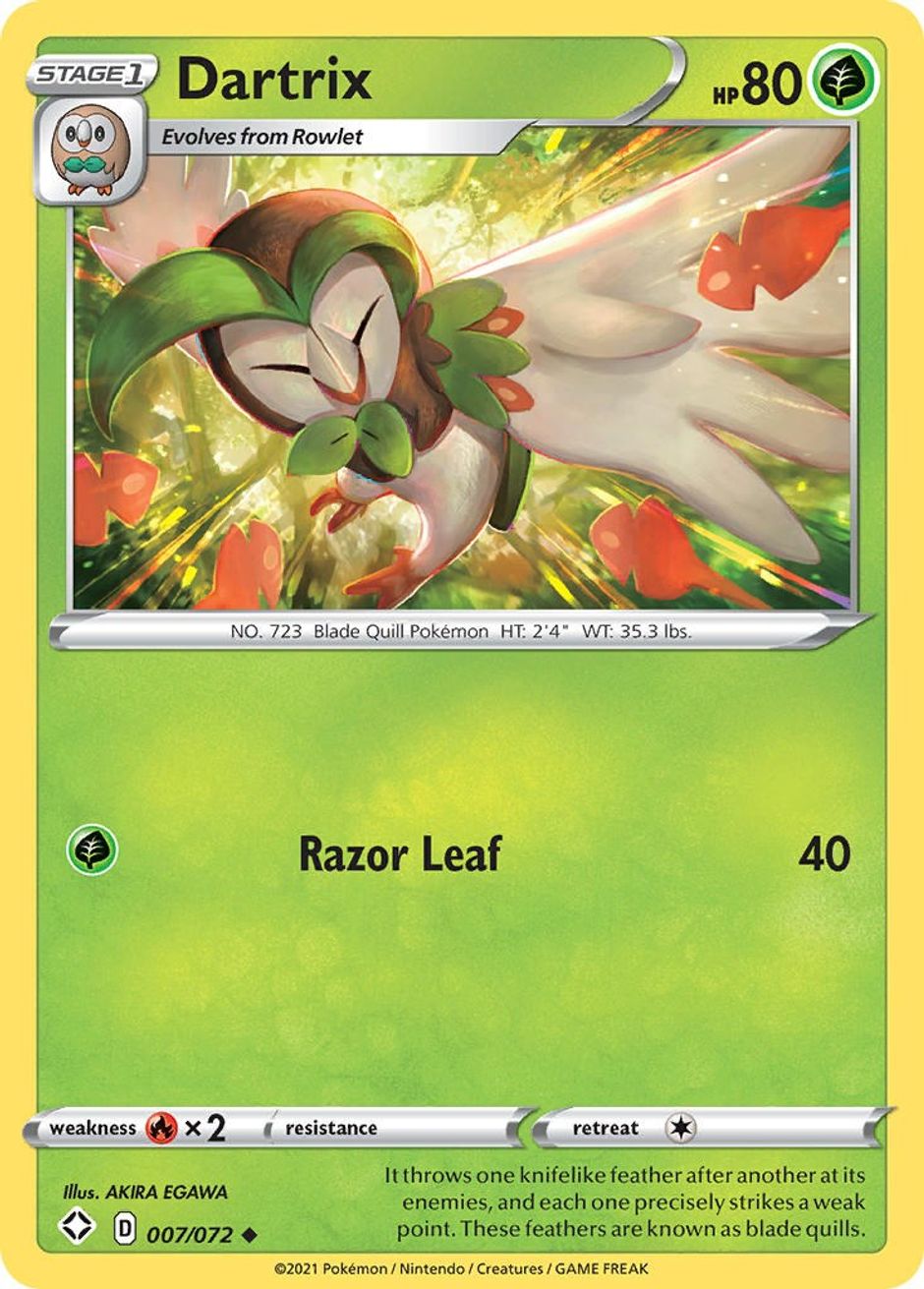 Dartrix - Shining Fates - Pokemon