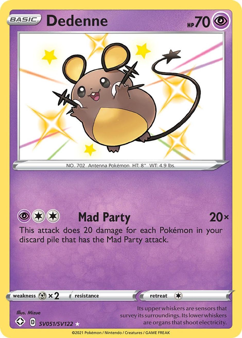 Dedenne - Shining Fates: Shiny Vault - Pokemon