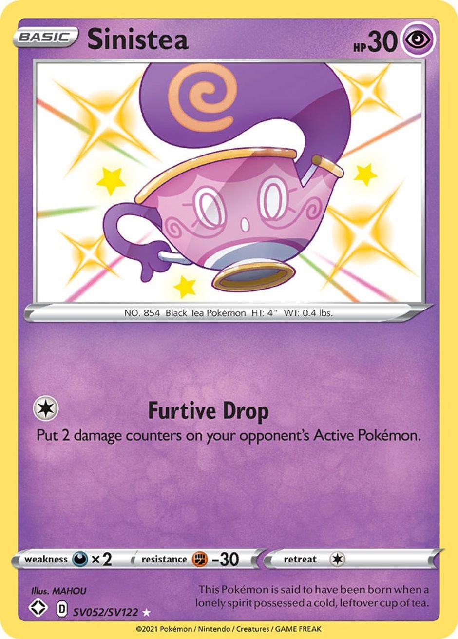 Sinistea - Shining Fates: Shiny Vault - Pokemon