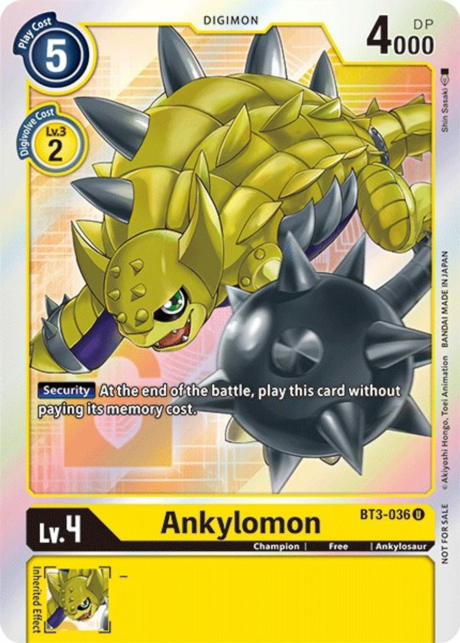Ankylomon (Box Topper) - Release Special Booster - Digimon Card Game
