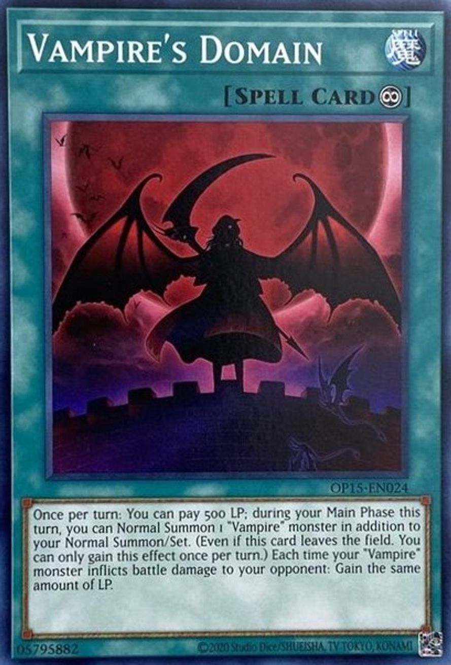 Vampire's Domain - OTS Tournament Pack 15 - YuGiOh