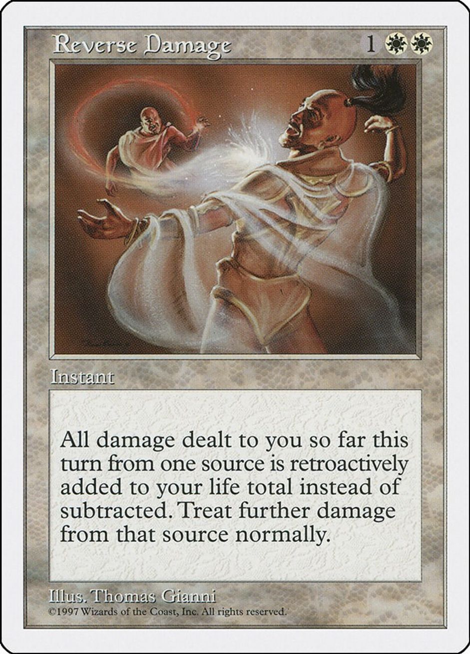 Reverse Damage - Fifth Edition - Magic: The Gathering