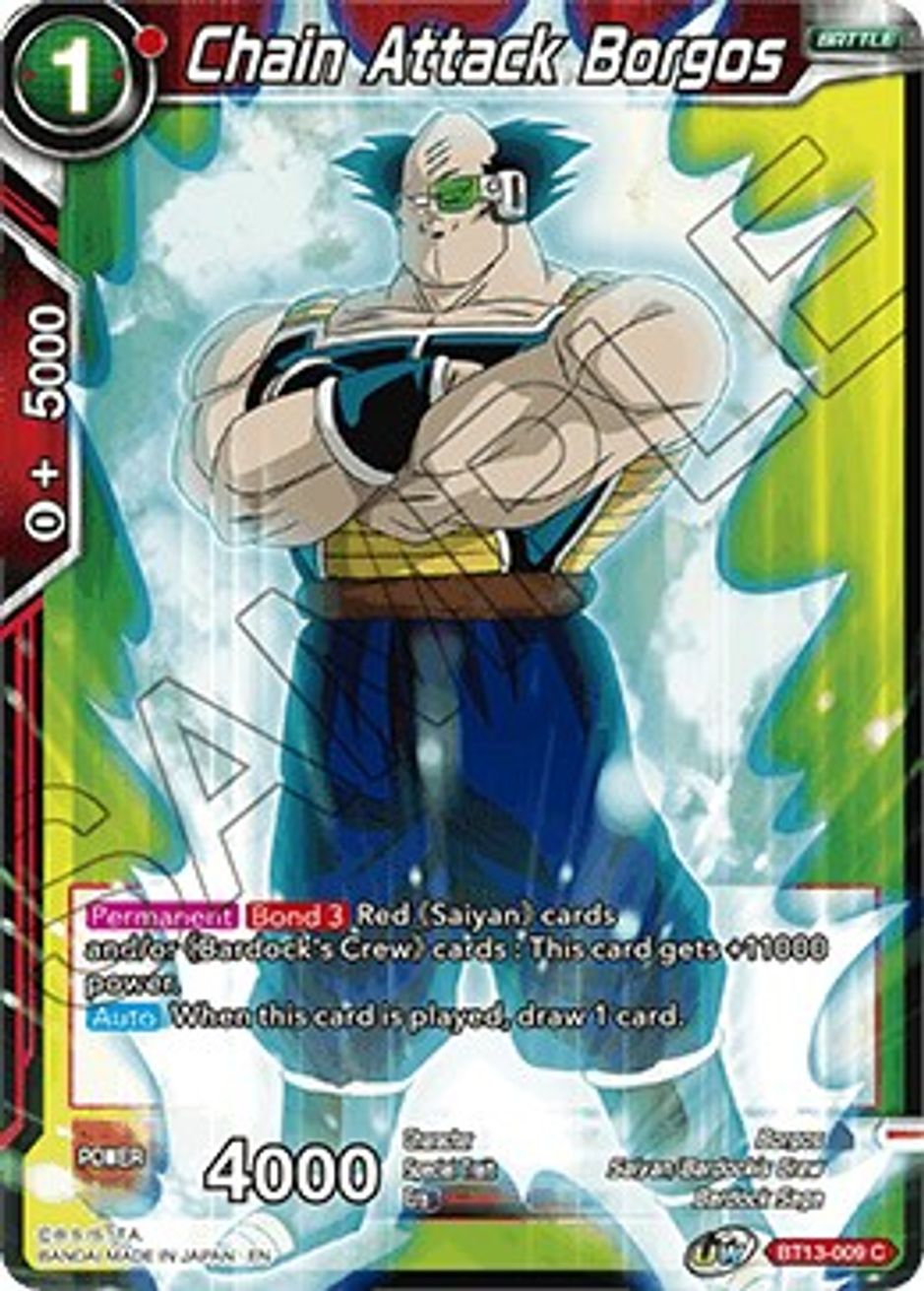 Chain Attack Borgos - Supreme Rivalry - Dragon Ball Super CCG
