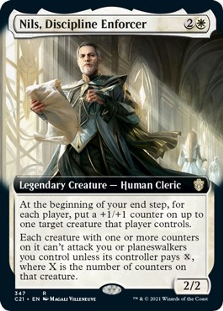 Nils, Discipline Enforcer (Extended Art) - Commander 2021 - Magic: The ...