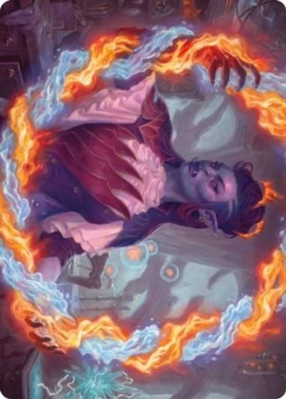 Rootha, Mercurial Artist Art Card - Art Series: Strixhaven - Magic: The ...