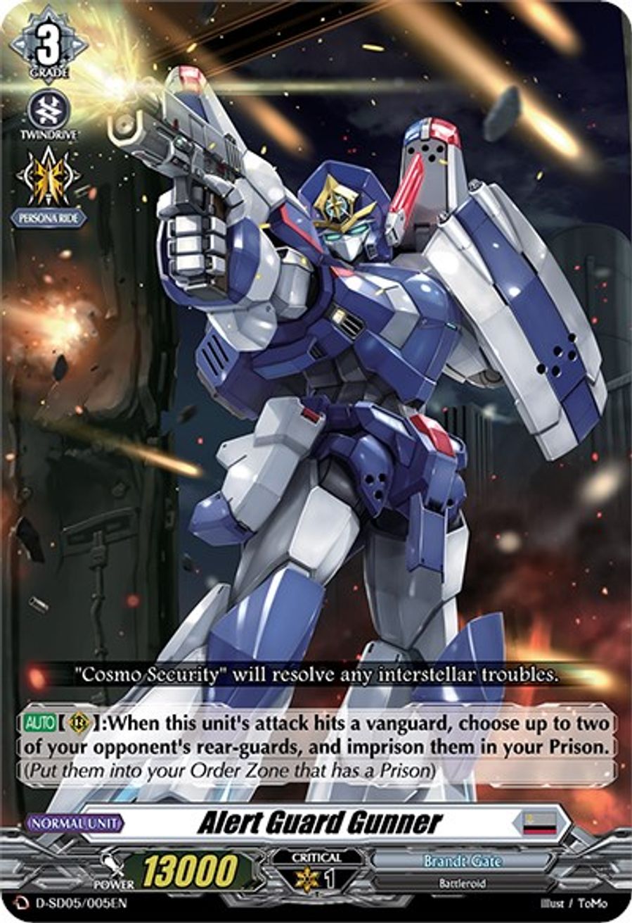 Alert Guard Gunner - D-SD05: Tomari Seto -Aurora Valkyrie- - Cardfight Vanguard