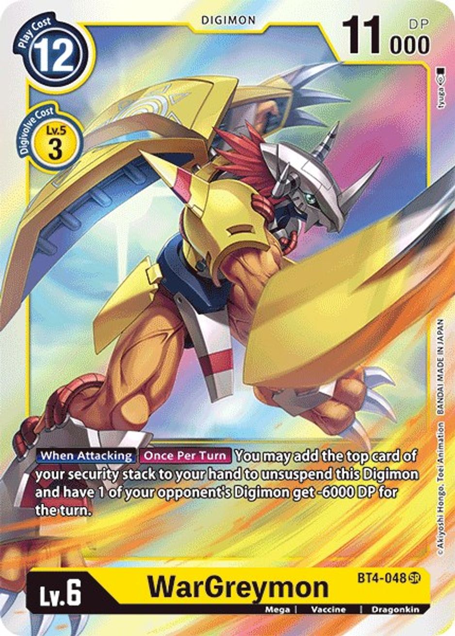 WarGreymon - Great Legend - Digimon Card Game