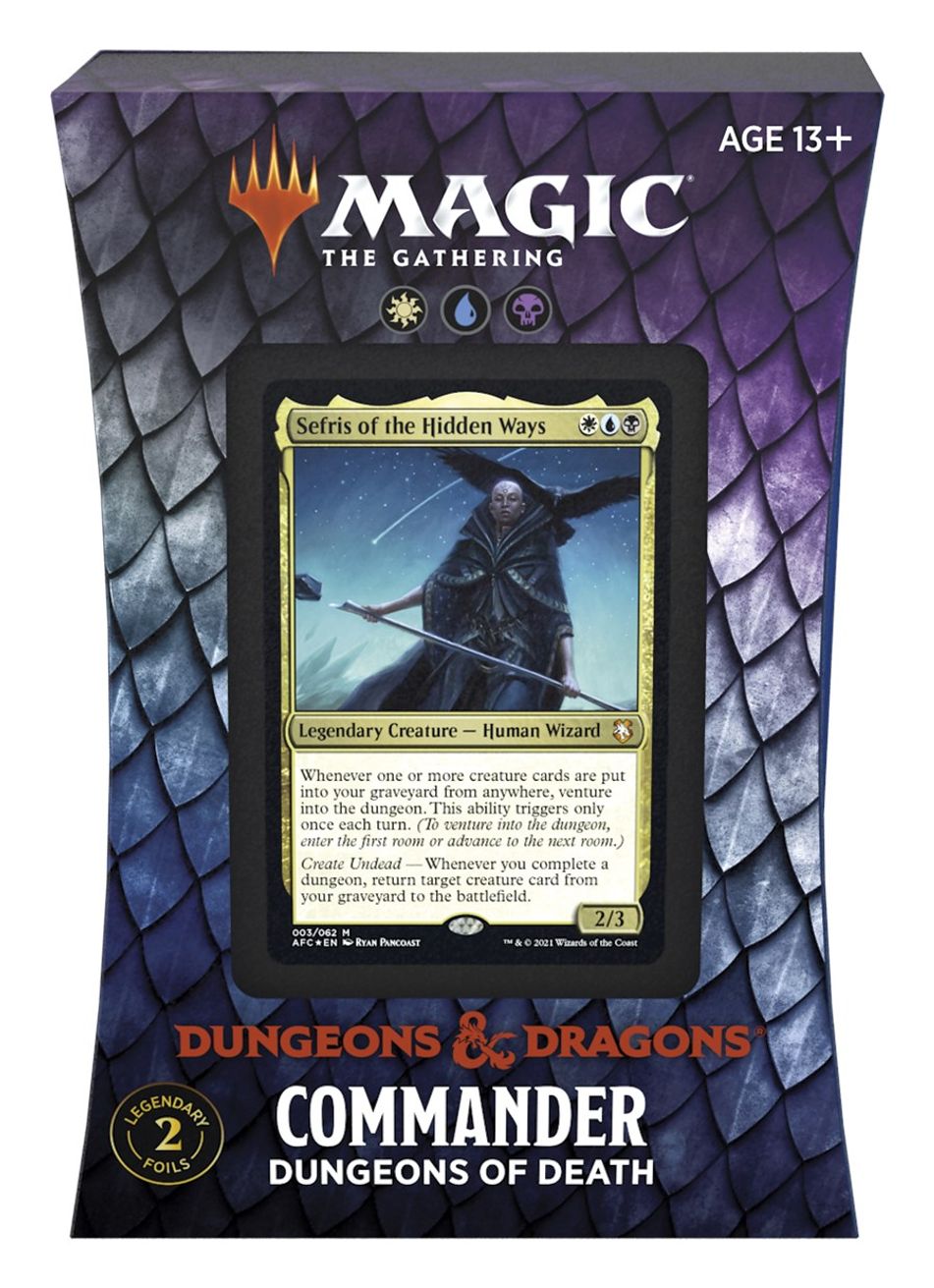 Adventures in the Forgotten Realms - Dungeons of Death Commander Deck ...