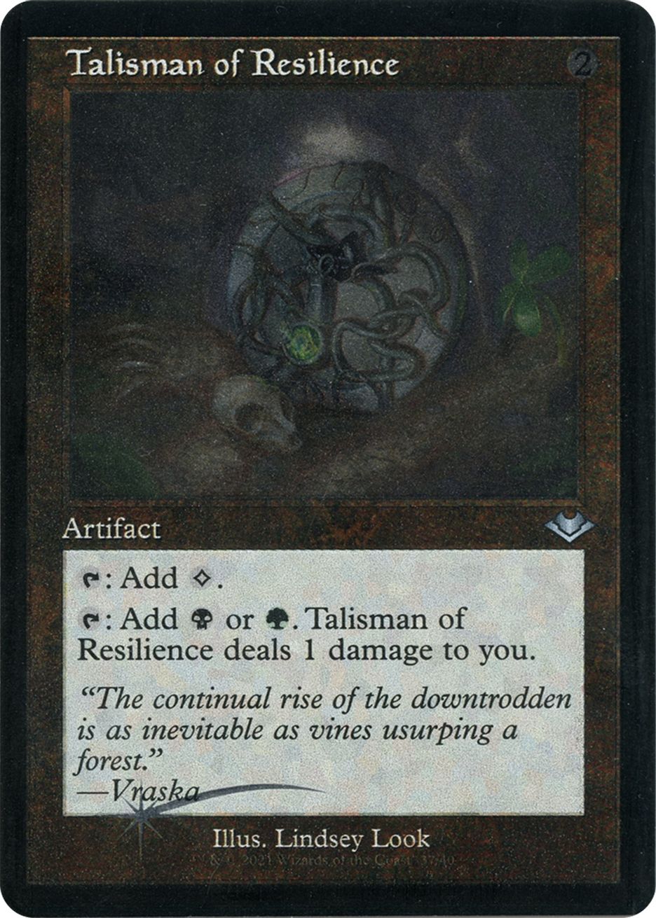Talisman of Resilience (Retro Frame) (Foil Etched) - Modern Horizons ...