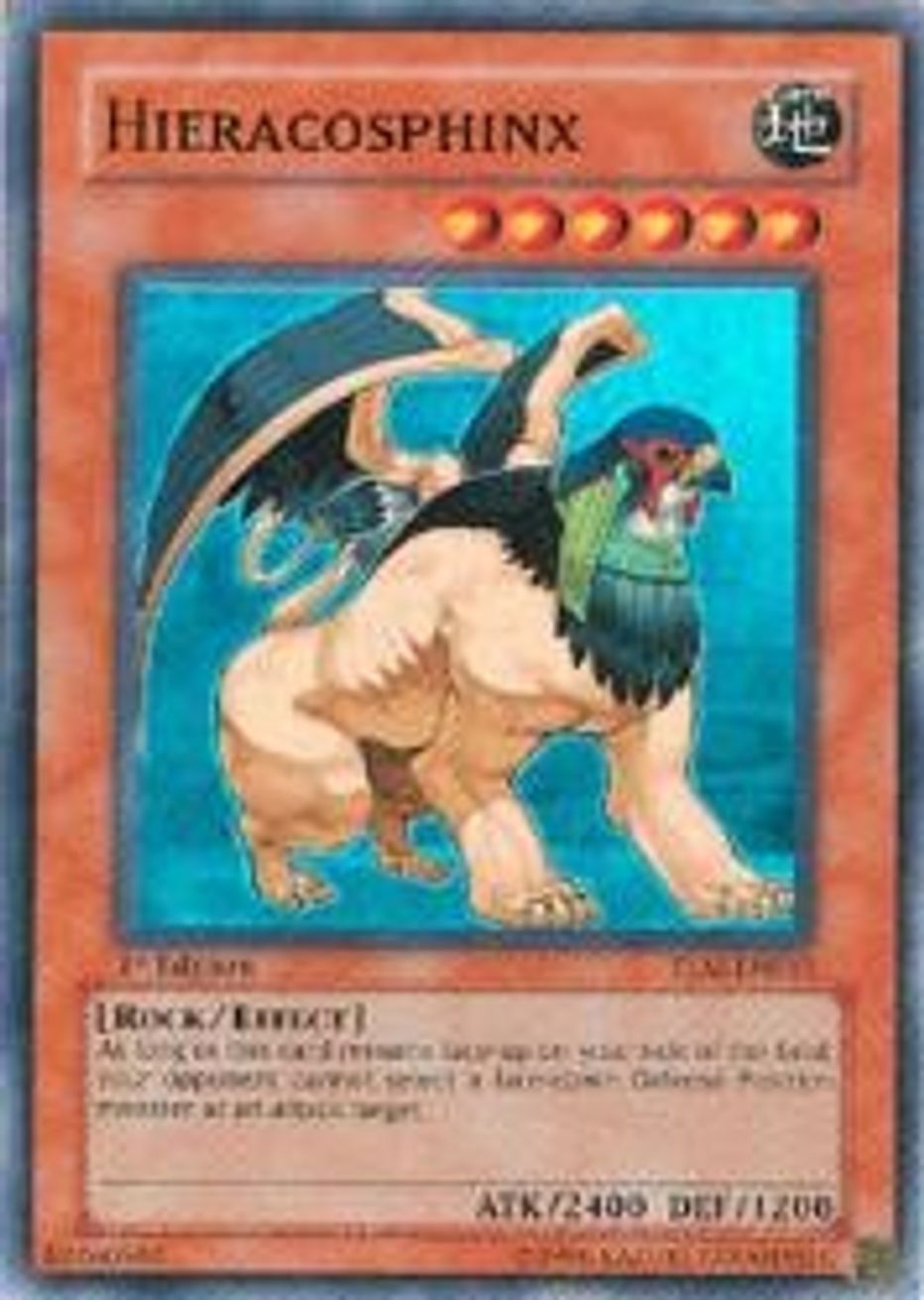 Hieracosphinx - The Lost Millennium - YuGiOh
