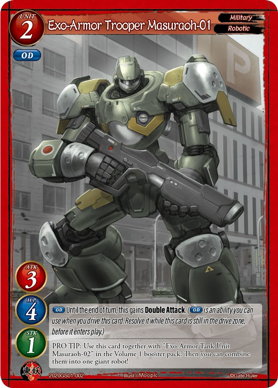 Exo-Armor Trooper Masuraoh-01 - Starter Deck: Giant Mechs & Yokai IN ...