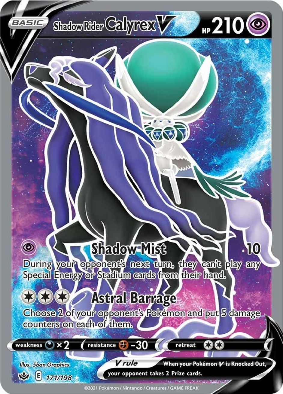 Shadow Rider Calyrex V (Full Art) - SWSH06: Chilling Reign - Pokemon
