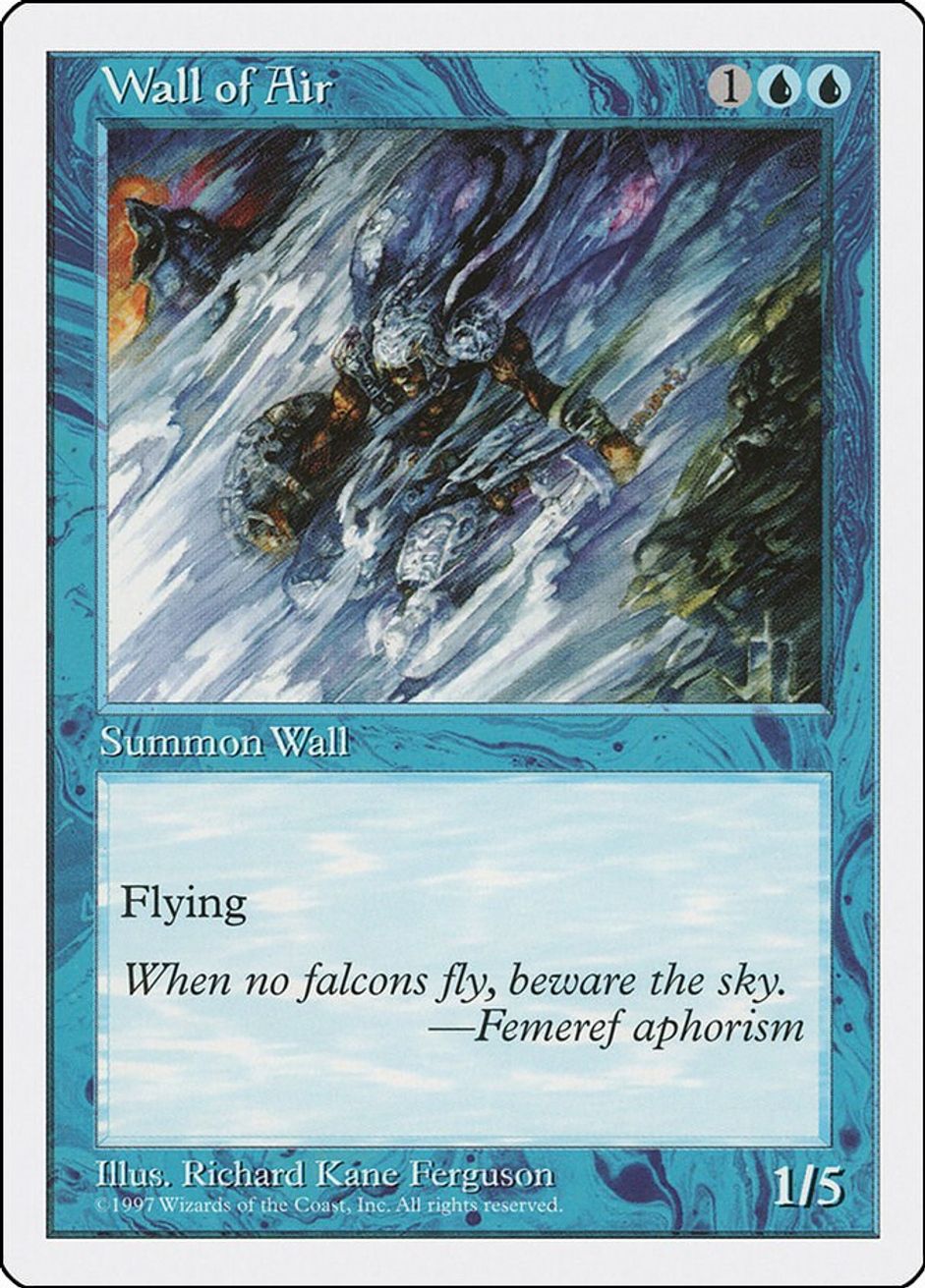 Wall of Air - Fifth Edition - Magic: The Gathering