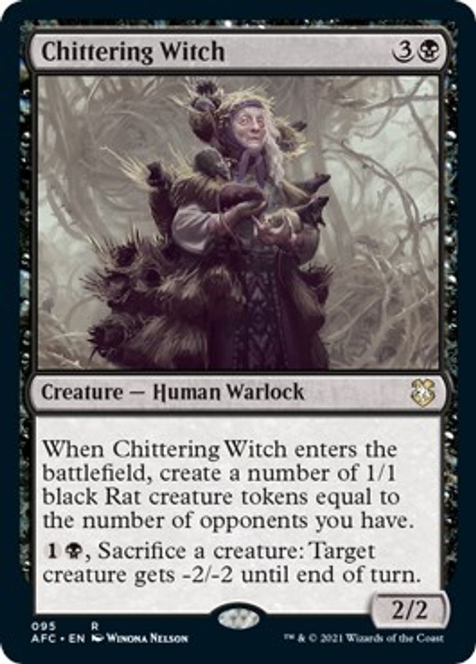 Chittering Witch - Commander: Adventures in the Forgotten Realms ...