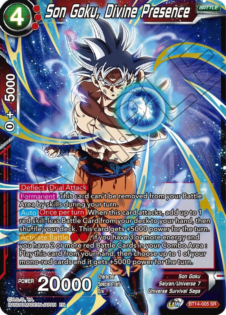 Son Goku, Divine Presence - Cross Spirits - Dragon Ball Super: Masters