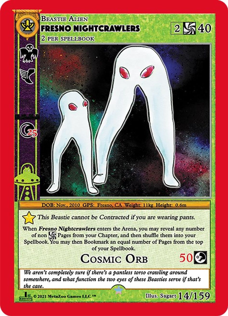 Fresno Nightcrawlers - Cryptid Nation: First Edition - MetaZoo