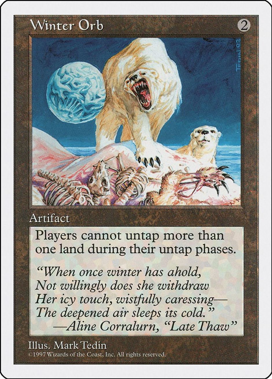 Winter Orb - Fifth Edition - Magic: The Gathering