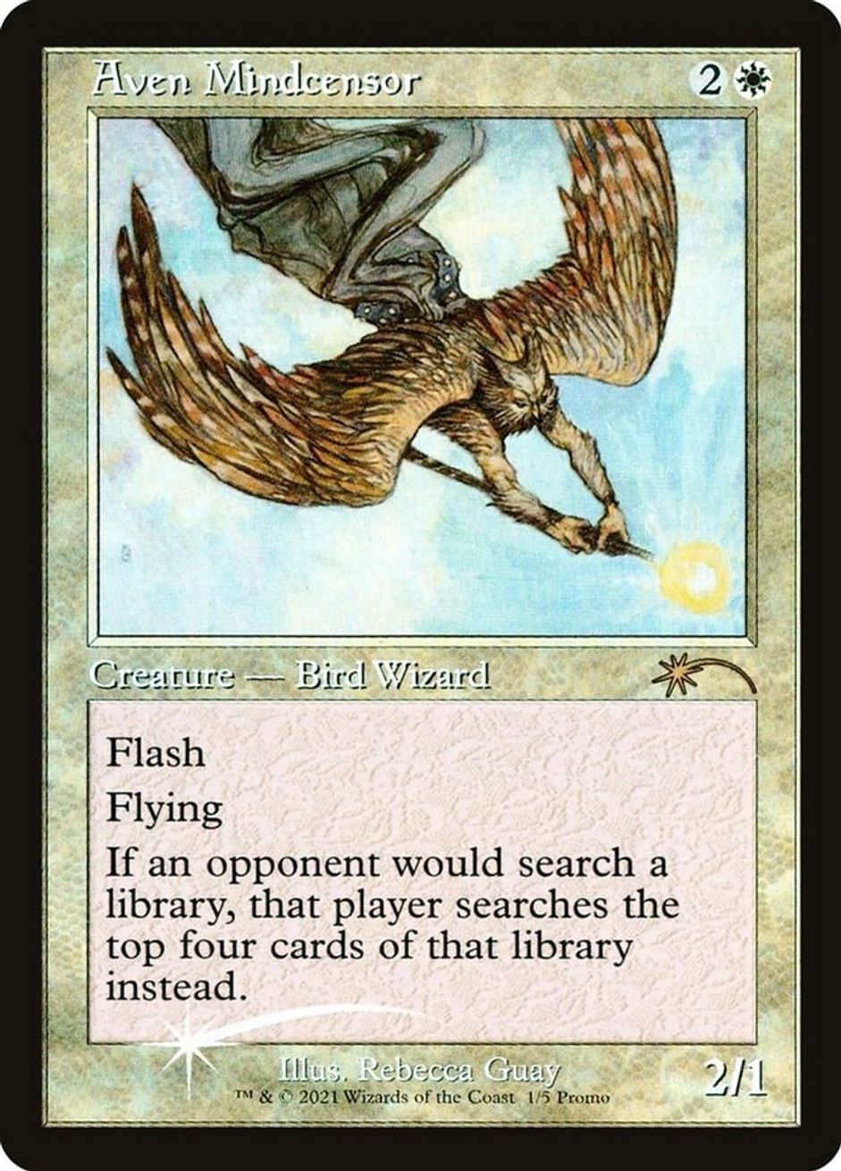 Aven Mindcensor (Retro Frame) - WPN & Gateway Promos - Magic: The Gathering